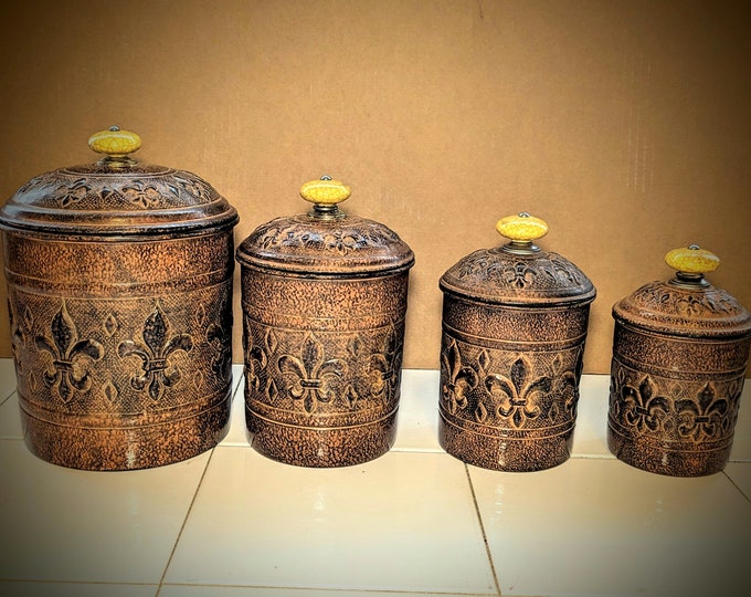 Canister Set Old Dutch Style - Etsy