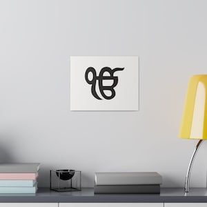Ek Onkar Wall Art Matte Canvas - Etsy