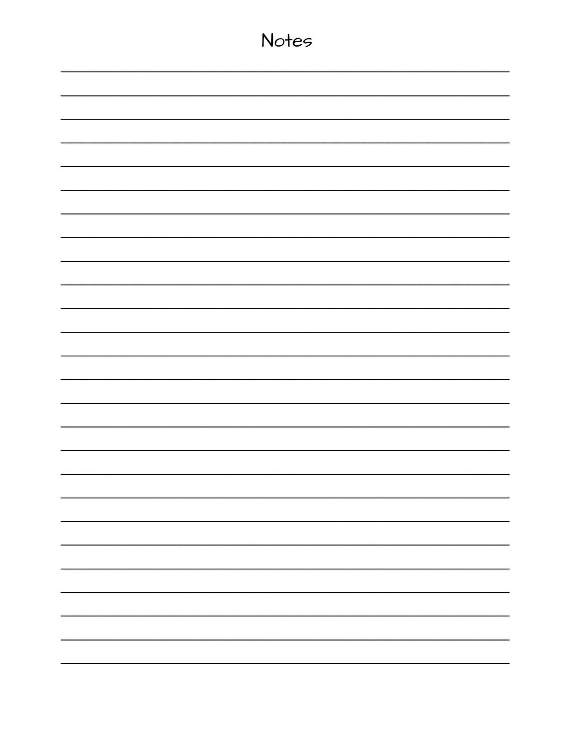 Note Lines Double Spacing, Notes Paper, Writing Paper, Journal Paper ...