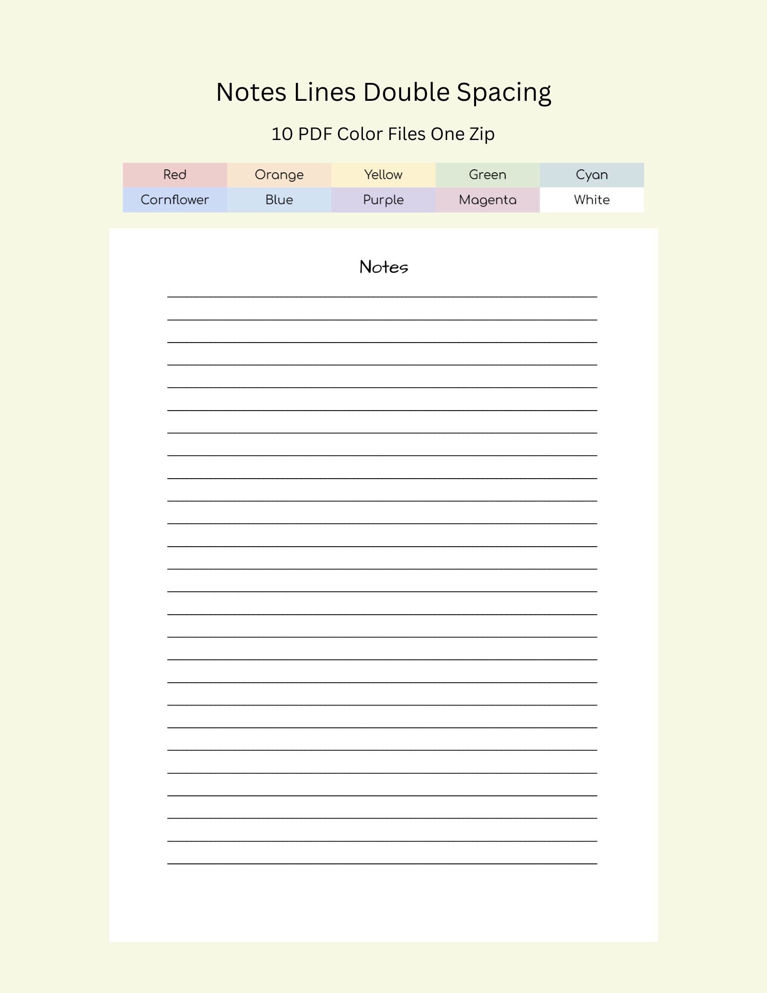 Note Lines Double Spacing, Notes Paper, Writing Paper, Journal Paper ...