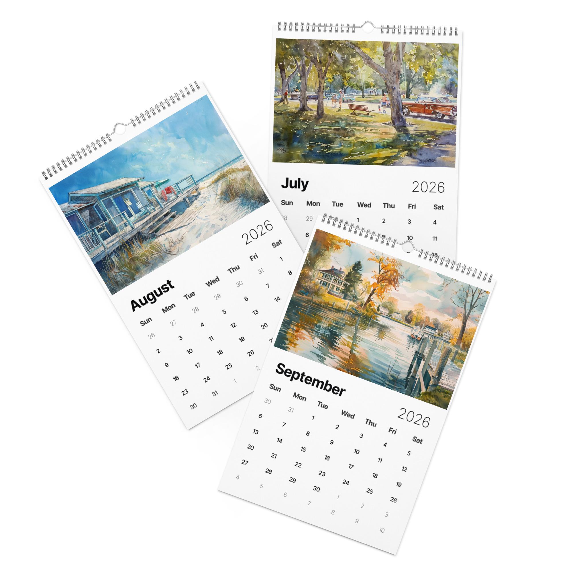 1960's Nostalgia Wall Calendar 2026 Large 11 by 17 - Etsy