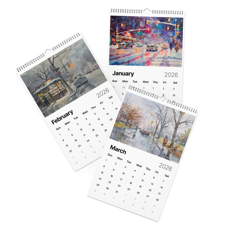 1960's Nostalgia Wall Calendar 2026 Large 11 by 17 - Etsy