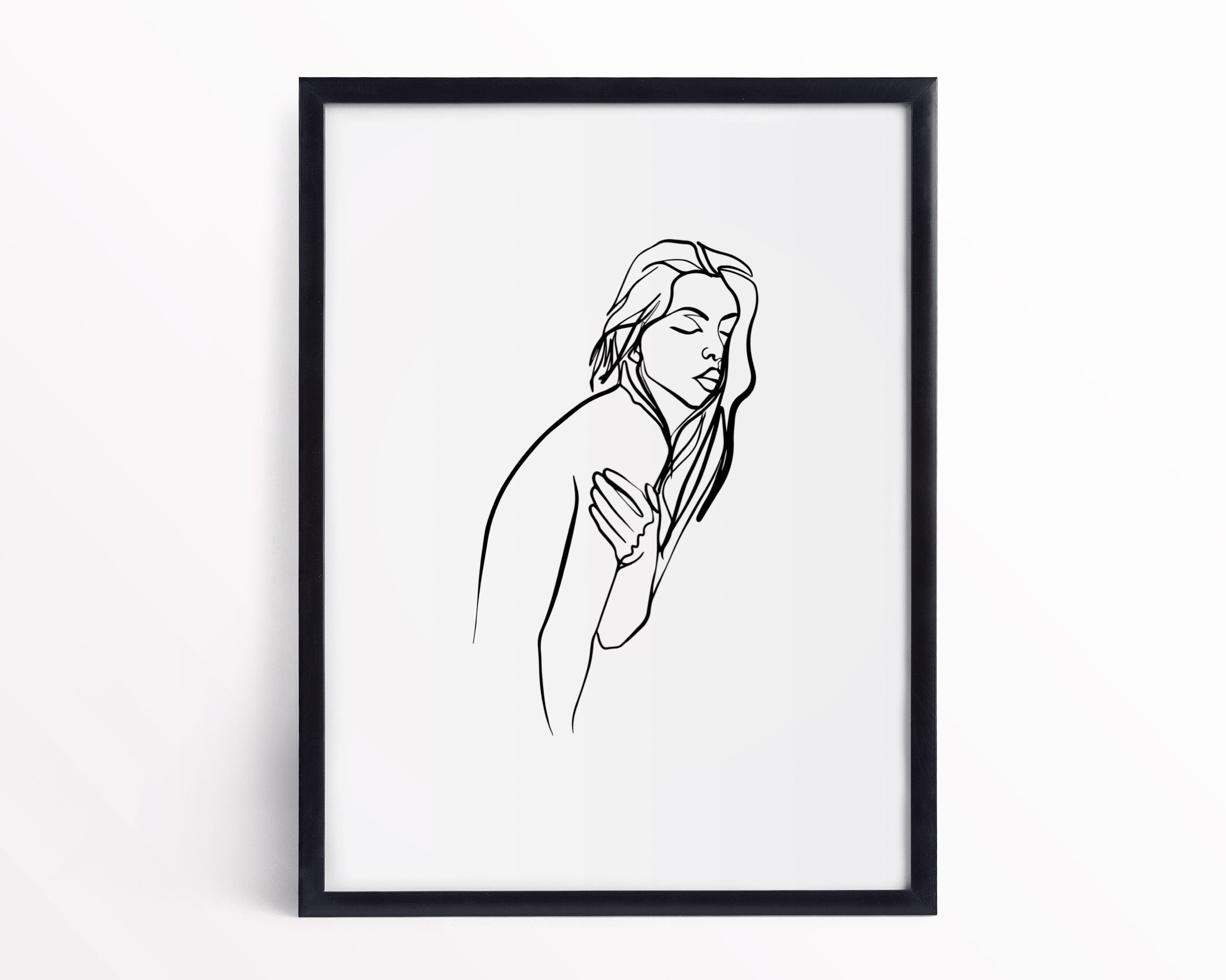 Set of 3, Minimal Woman Body Line Art, Bedroom Decor, Body Prints ...