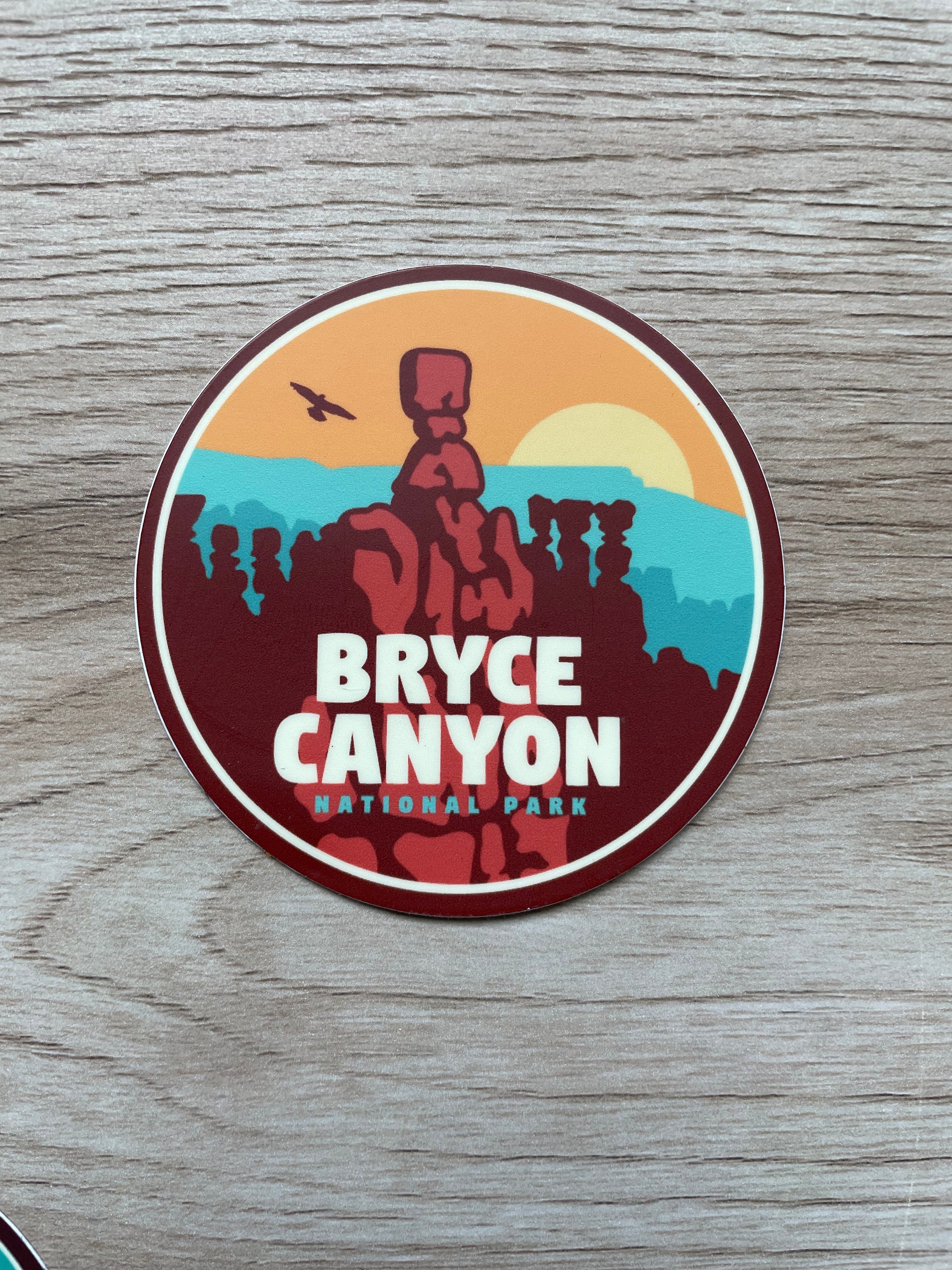 The Mighty 5 National Park Sticker Pack - Etsy