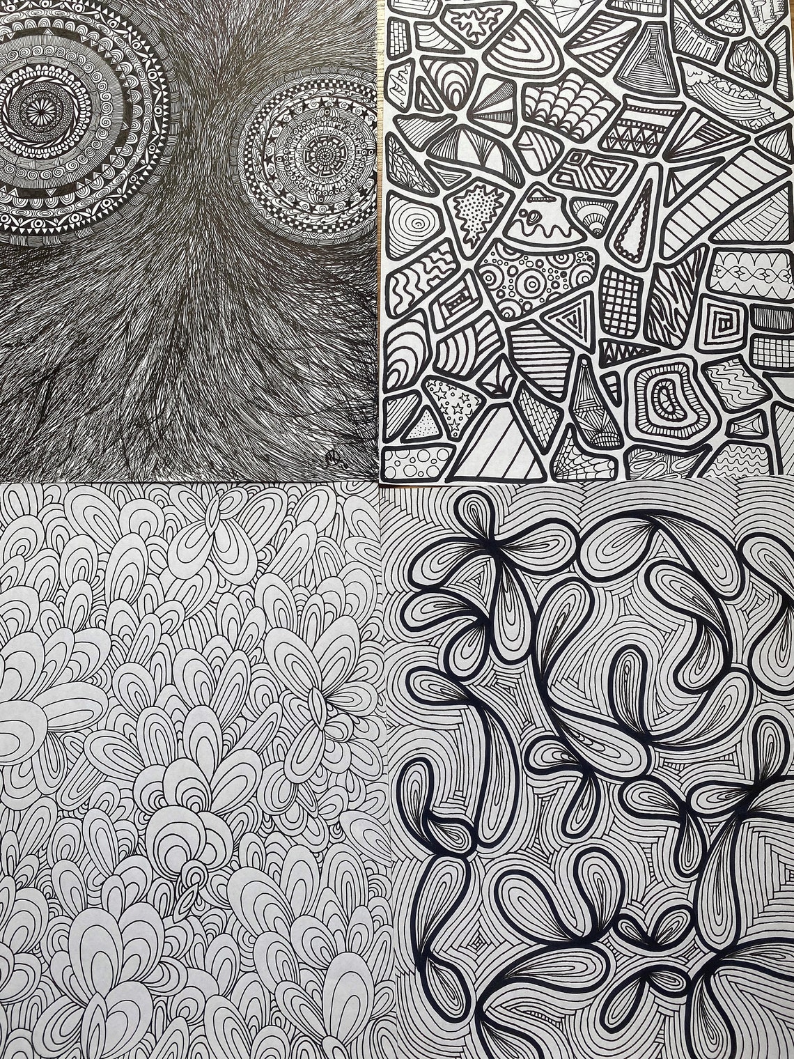 Instant Download 20 Highly Detailed Adult Coloring Pages - Book 1 - Etsy