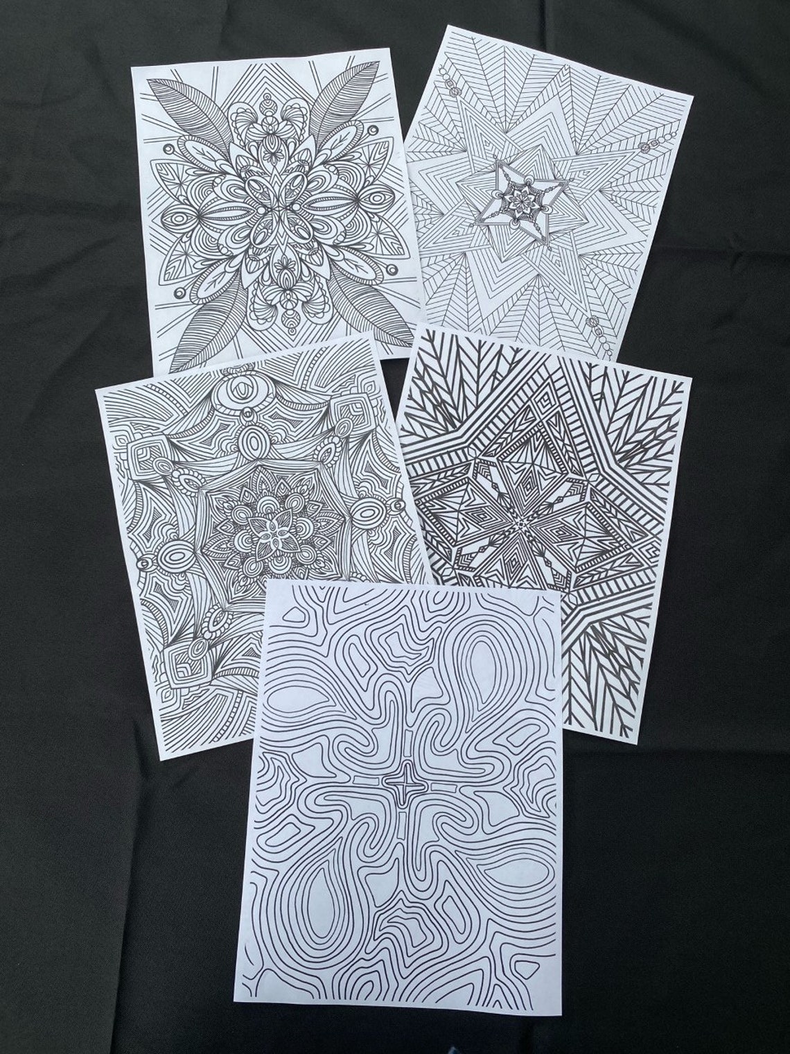 20 Instant Download Symmetry Printable Coloring Pages - Book 2 - Etsy