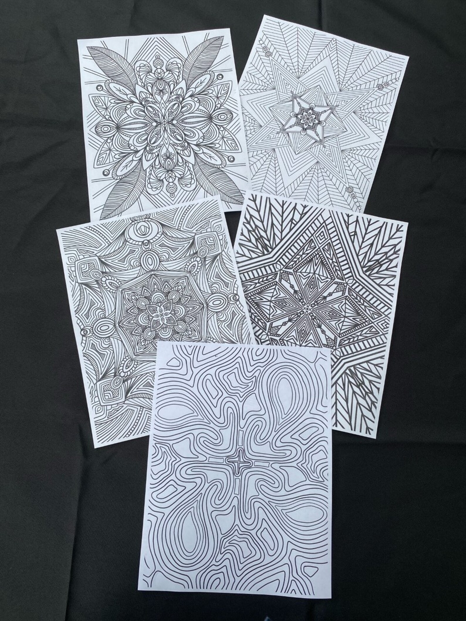 20 Instant Download Symmetry Printable Coloring Pages - Book 2 - Etsy