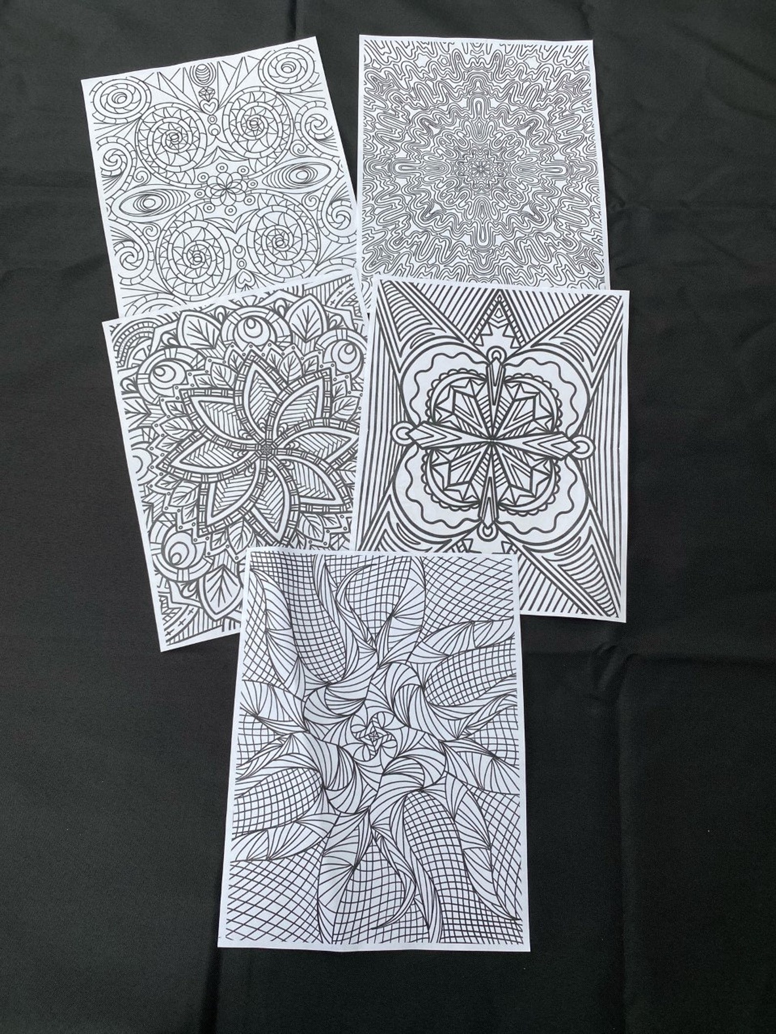 20 Instant Download Symmetry Printable Coloring Pages - Book 2 - Etsy