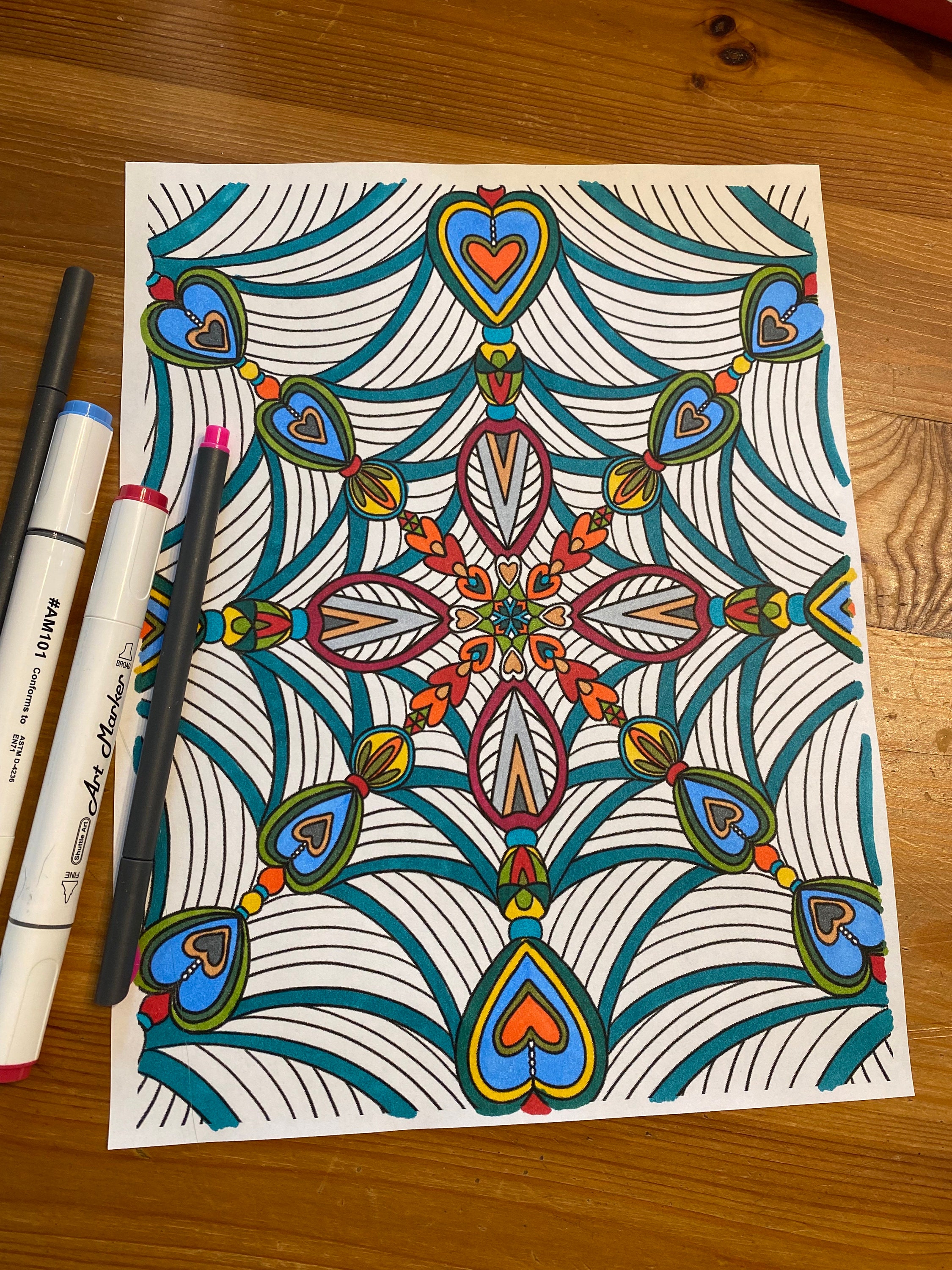 20 Instant Download Symmetry Printable Coloring Pages - Book 2 - Etsy