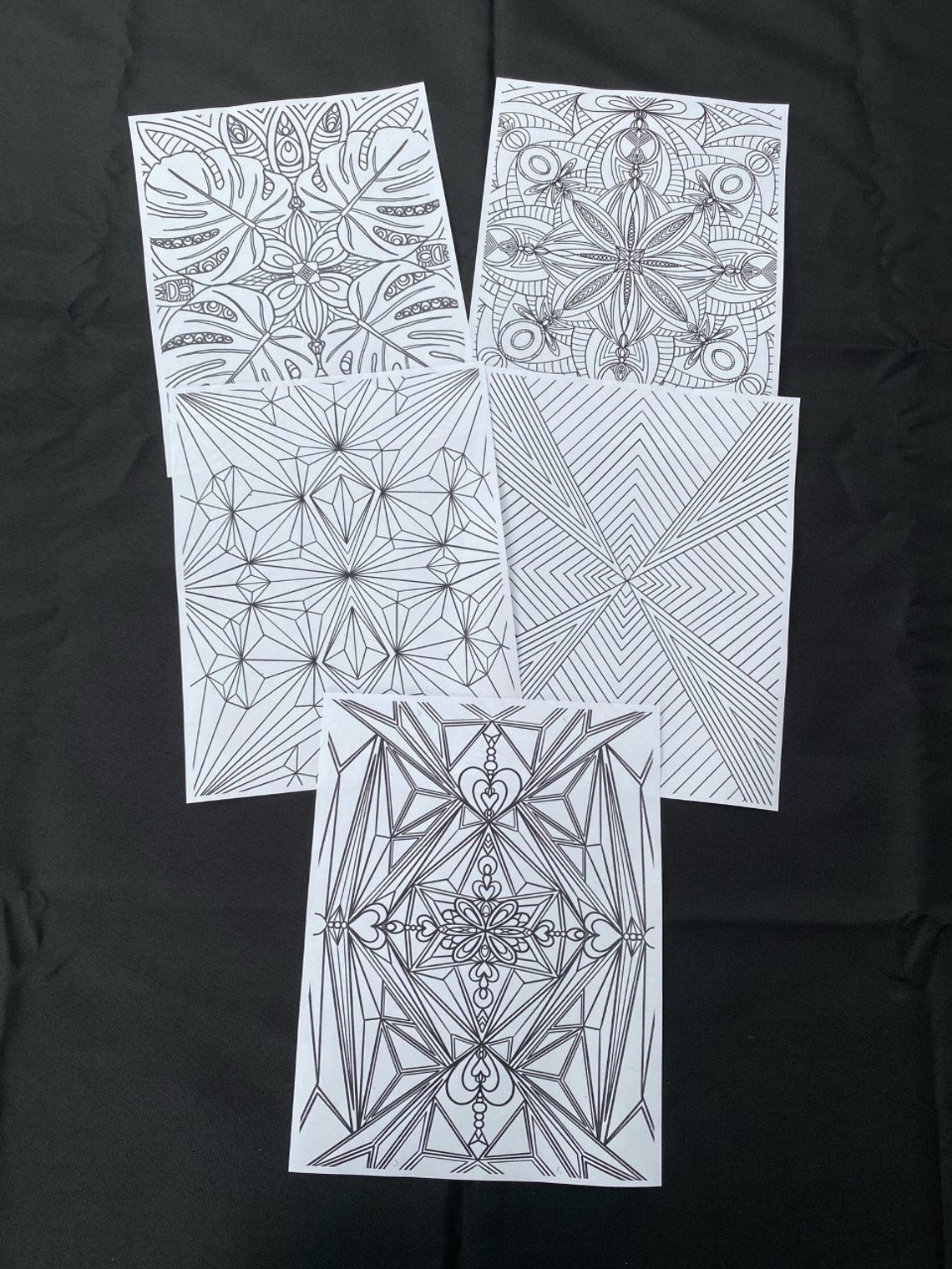 20 Instant Download Symmetry Printable Coloring Pages - Book 2 - Etsy