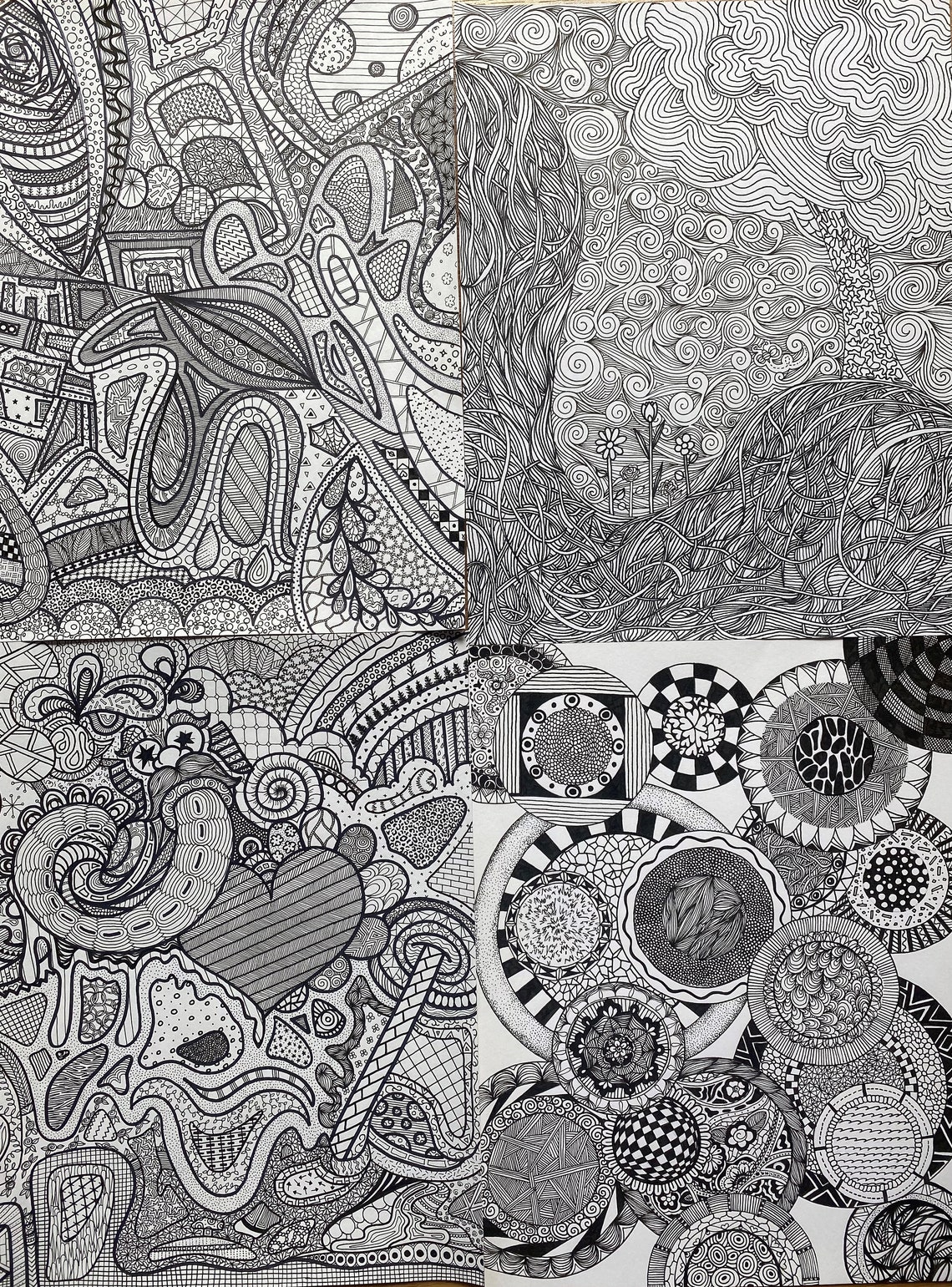 Instant Download 20 Highly Detailed Adult Coloring Pages - Book 1 - Etsy