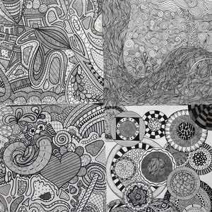 Instant Download 20 Highly Detailed Adult Coloring Pages - Book 1 - Etsy