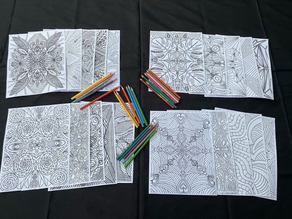 20 Instant Download Symmetry Printable Coloring Pages - Etsy