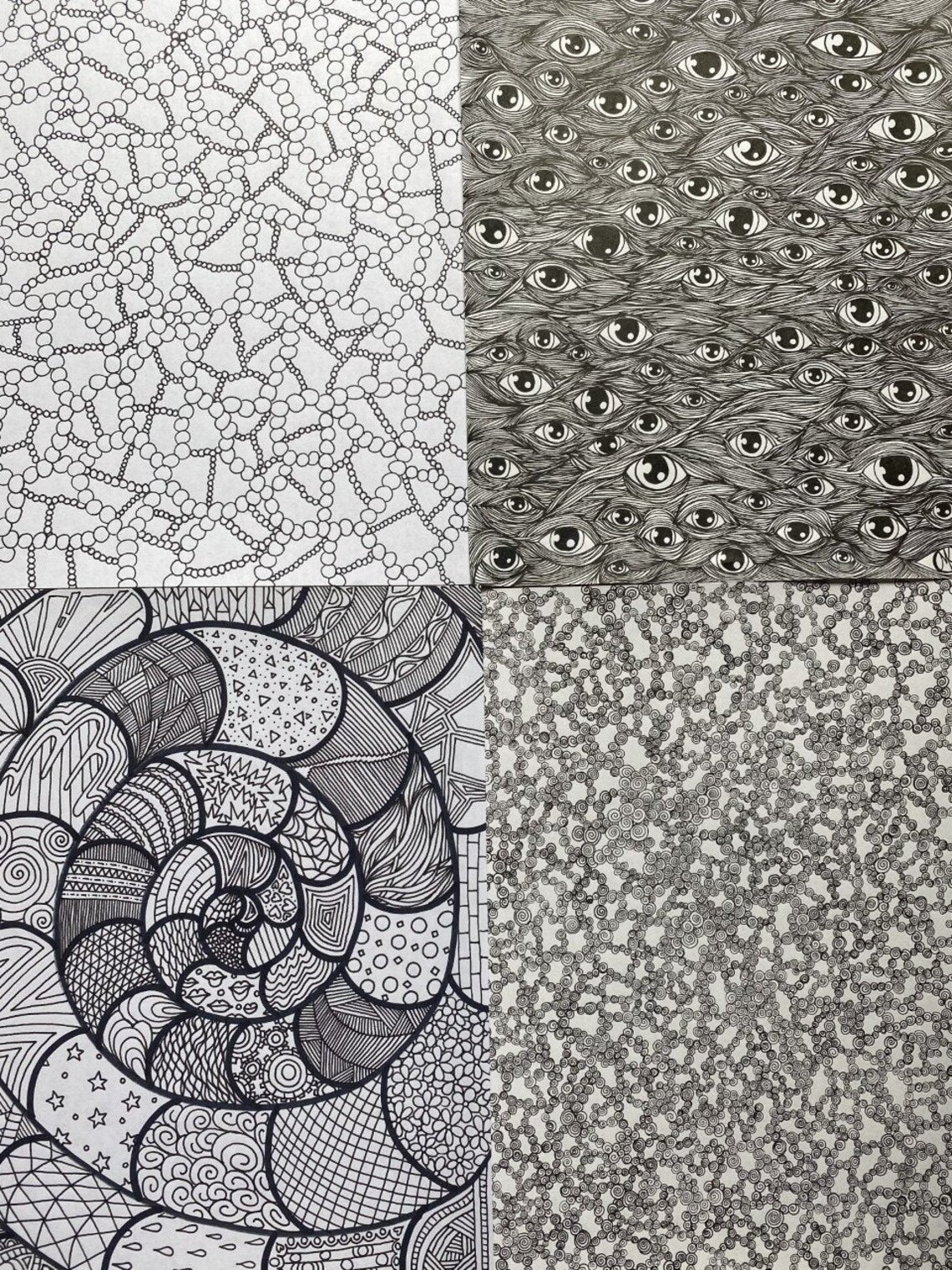 Instant Download 20 Highly Detailed Adult Coloring Pages - Book 1 - Etsy