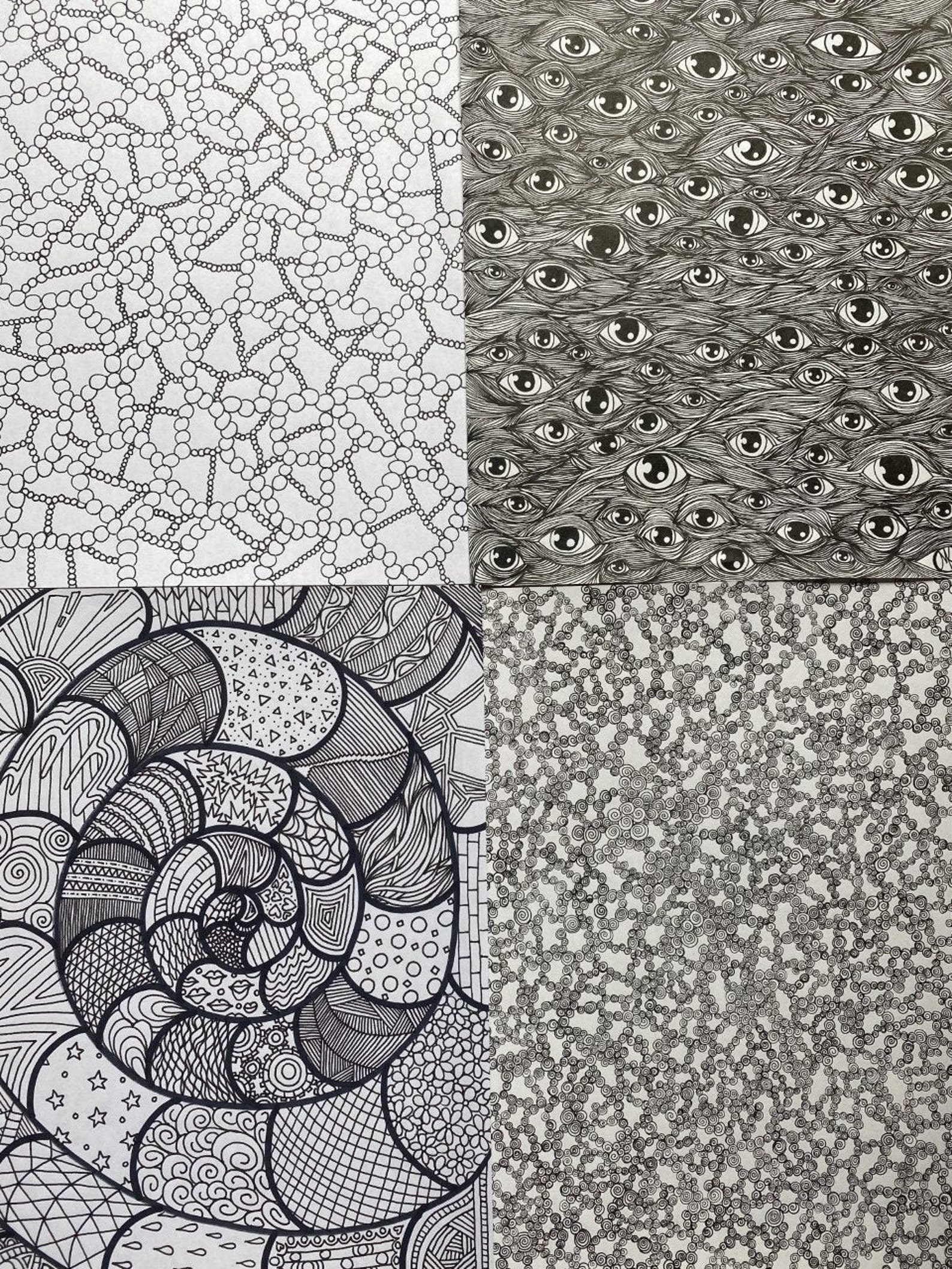 Instant Download 20 Highly Detailed Adult Coloring Pages - Book 1 - Etsy