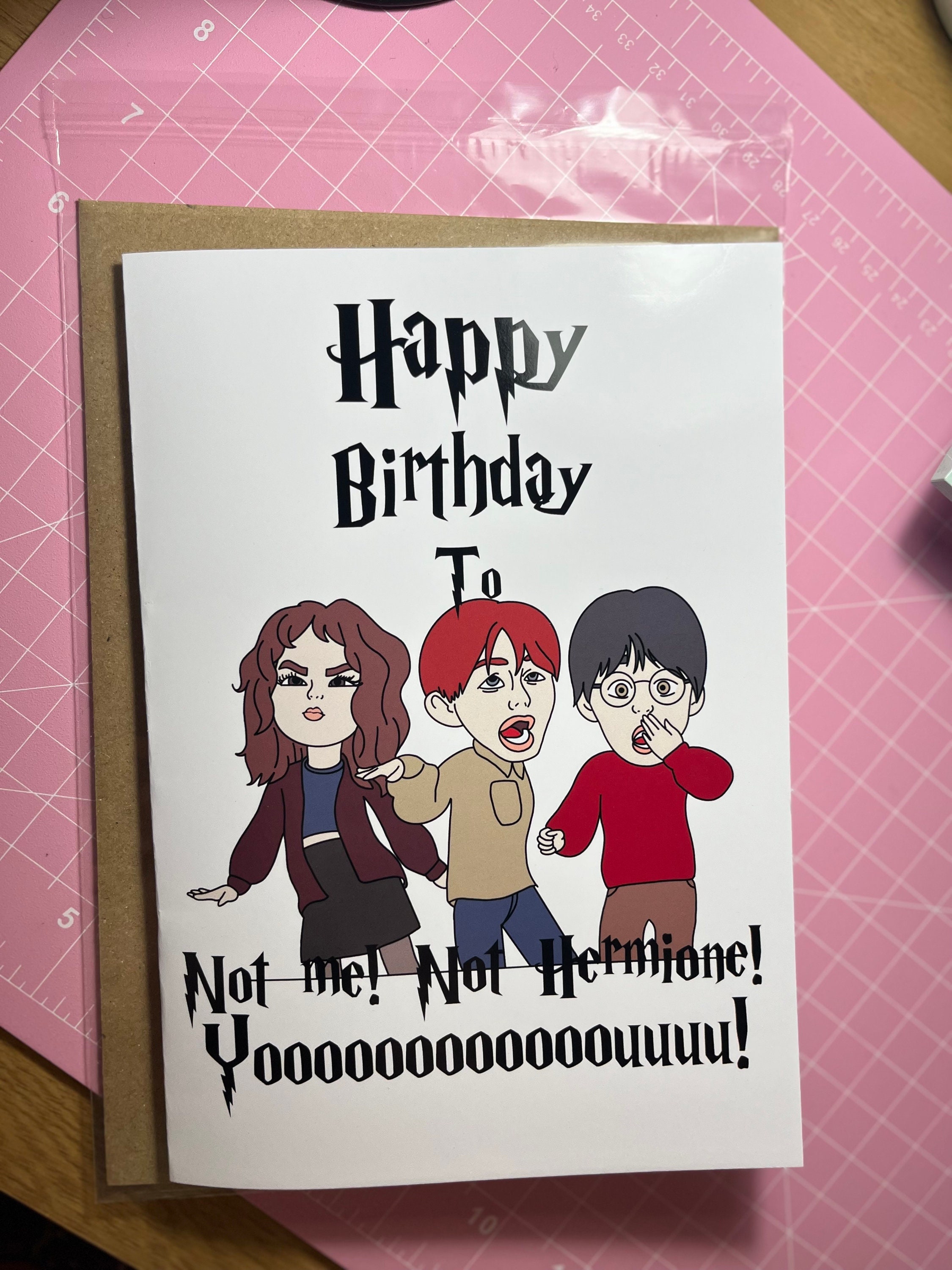 Harry Potter Chess Scene - Birthday Card - Etsy