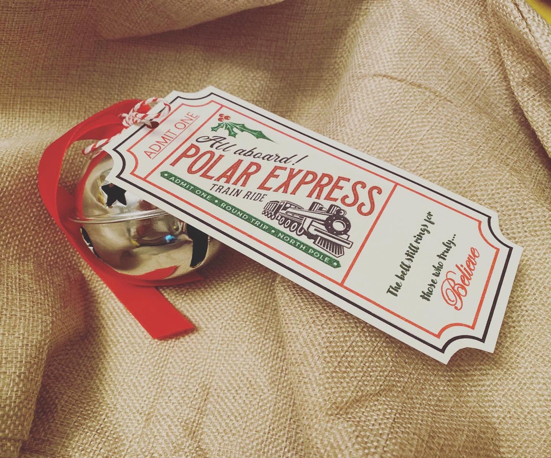 Personalised Polar Express Bell and Box - Etsy