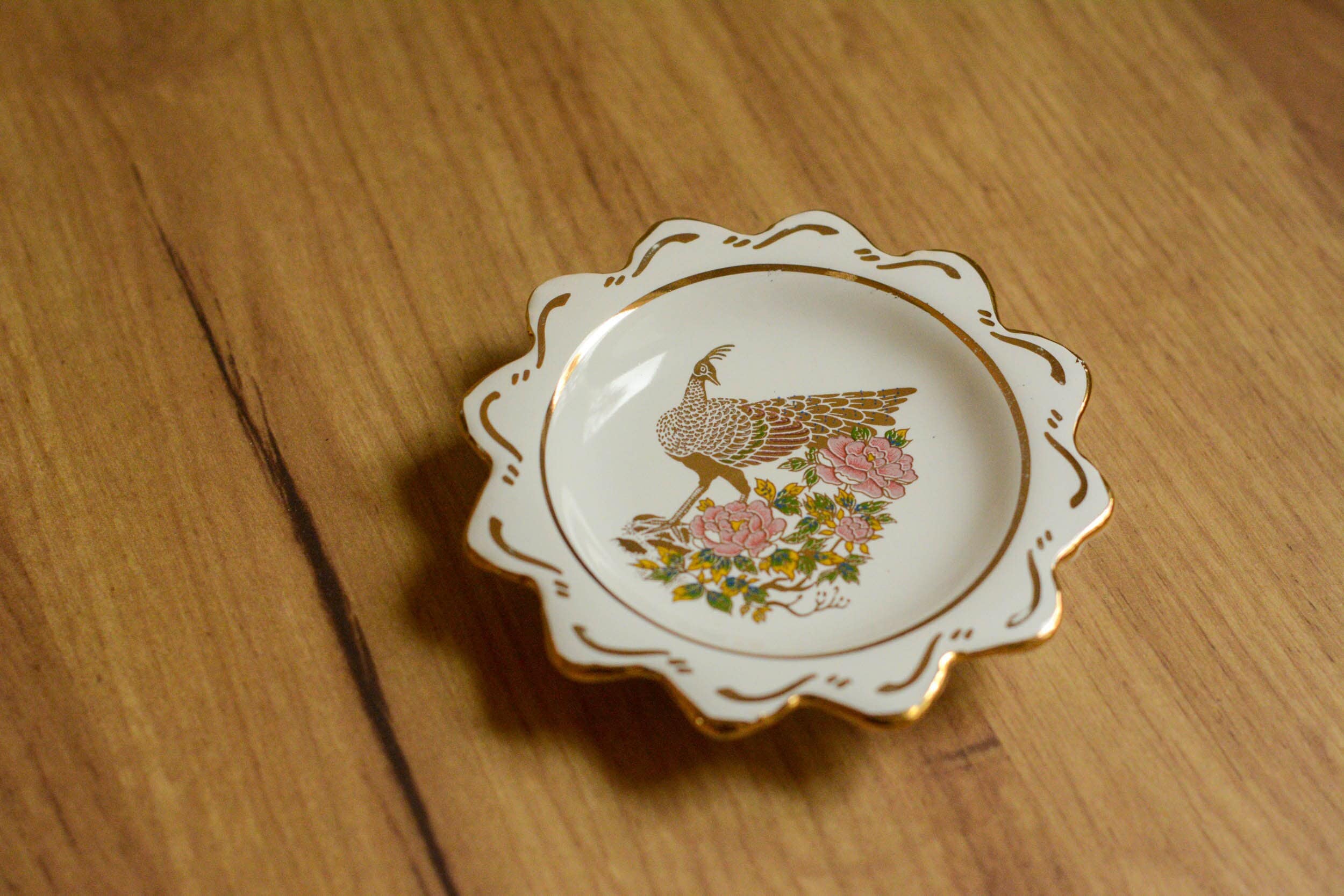 Vintage Terracotta Hand Made 24K Gold Dish From Greece - Etsy