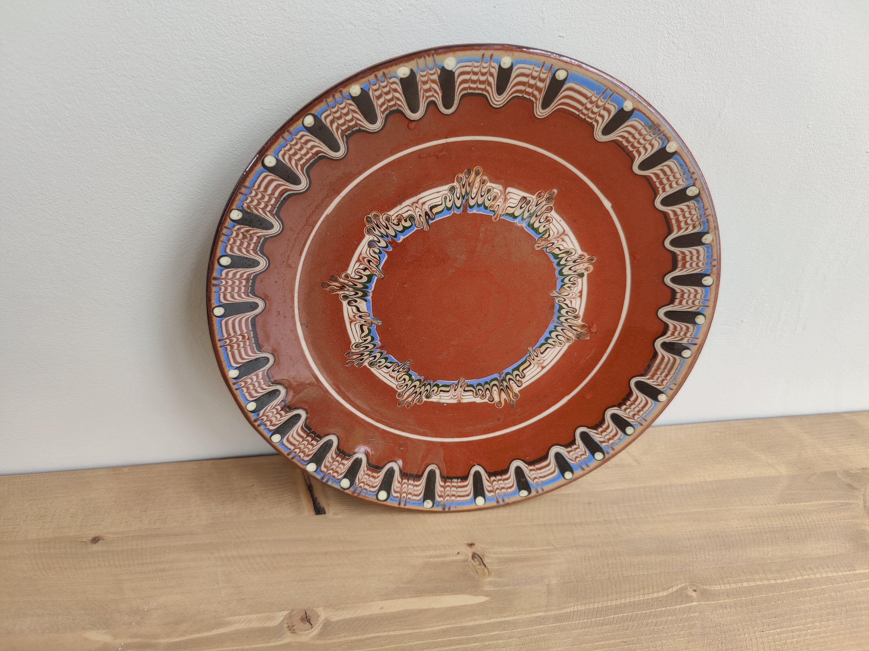 Troyan Traditional Bulgarian Pottery Hand Painted Wall Plate. Made in ...