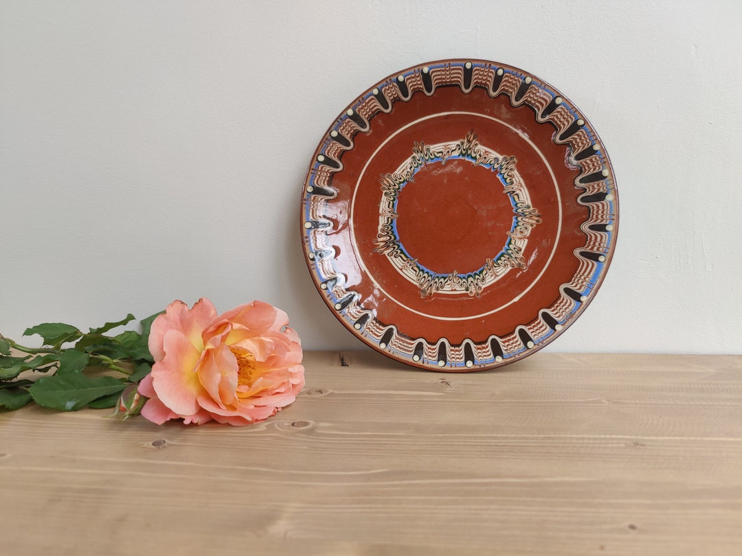 Troyan Traditional Bulgarian Pottery Hand Painted Wall Plate. Made in ...