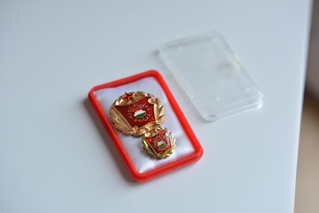 Vintage Socialist Brigade Badges | Socialist Award Badge | Socialist ...
