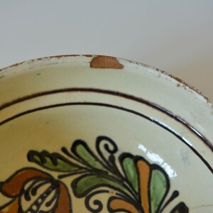 Vintage Pottery Korond Bowl | Multicolor Korond Plate | Antique ...