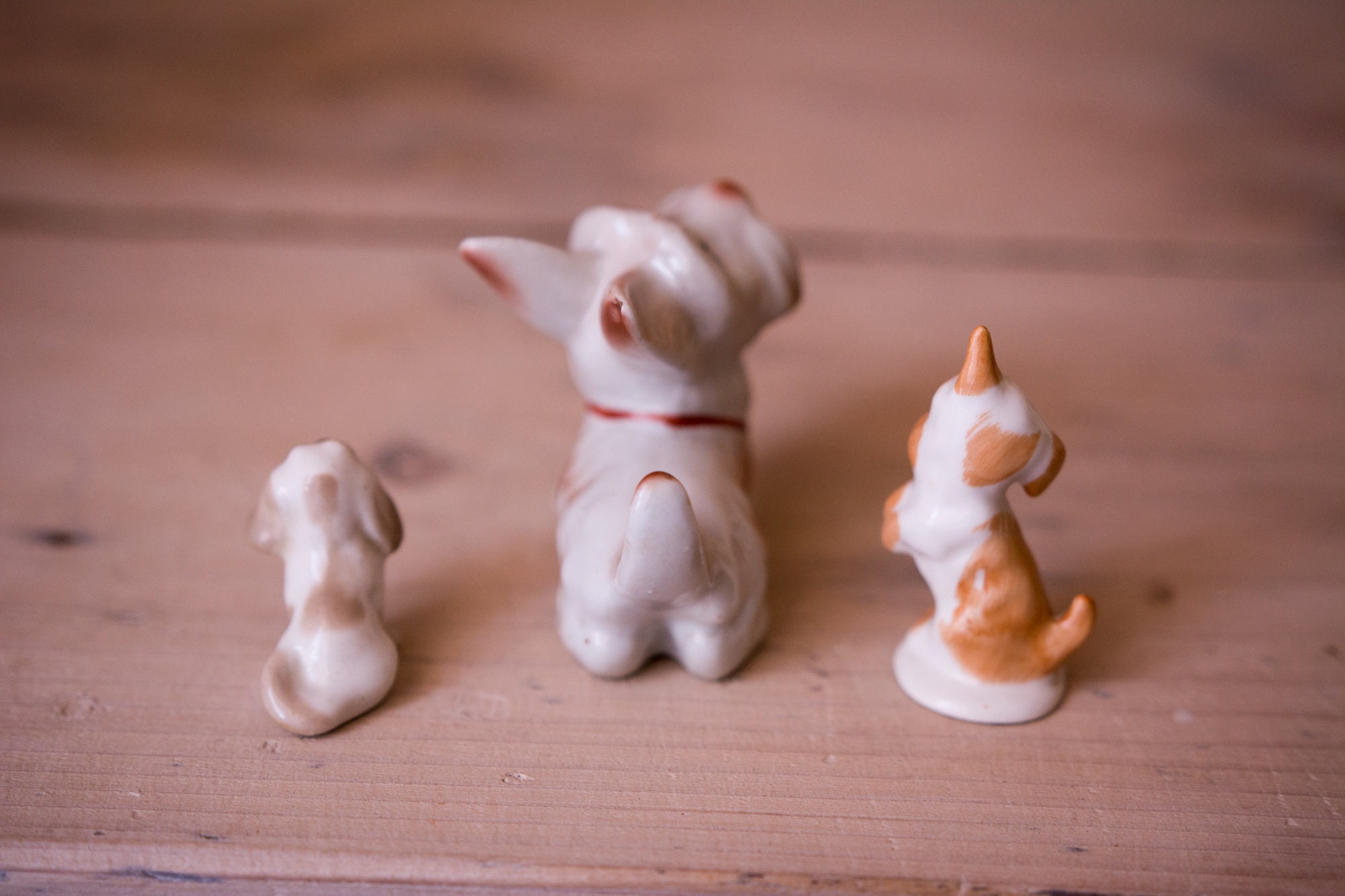 Vintage Porcelain Dog Porcelain Animal Figurine From Hungary | Etsy