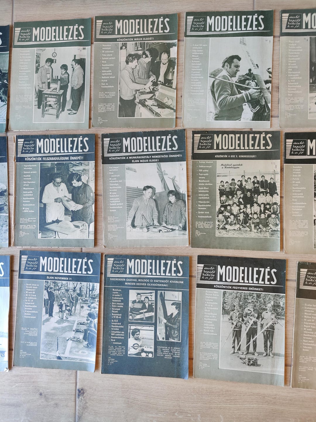 Hungarian Modeling (car, Aeroplane, Rocket, Ship) Magazines From the ...