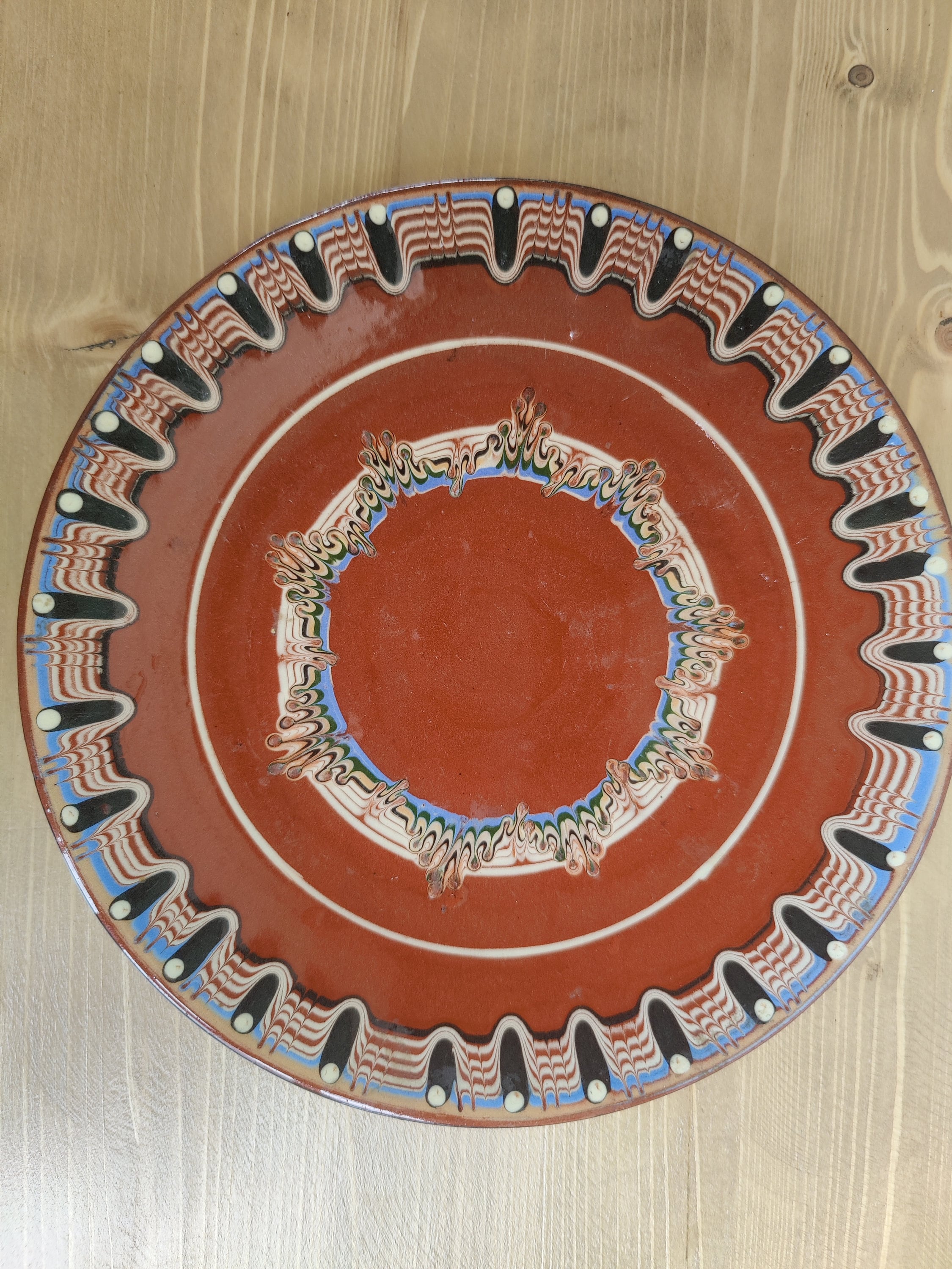 Troyan Traditional Bulgarian Pottery Hand Painted Wall Plate. Made in ...