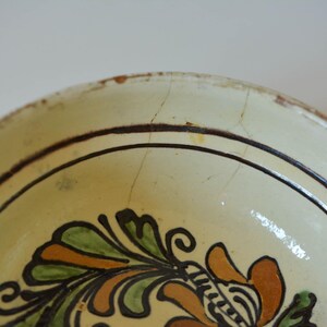 Vintage Pottery Korond Bowl | Multicolor Korond Plate | Antique ...