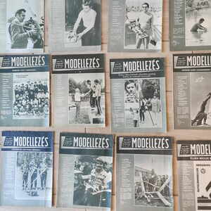 Hungarian Modeling (car, Aeroplane, Rocket, Ship) Magazines From the ...
