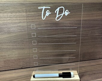 Acrylic to Do List | Etsy
