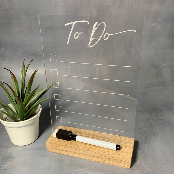 Erasable to Do List - Etsy