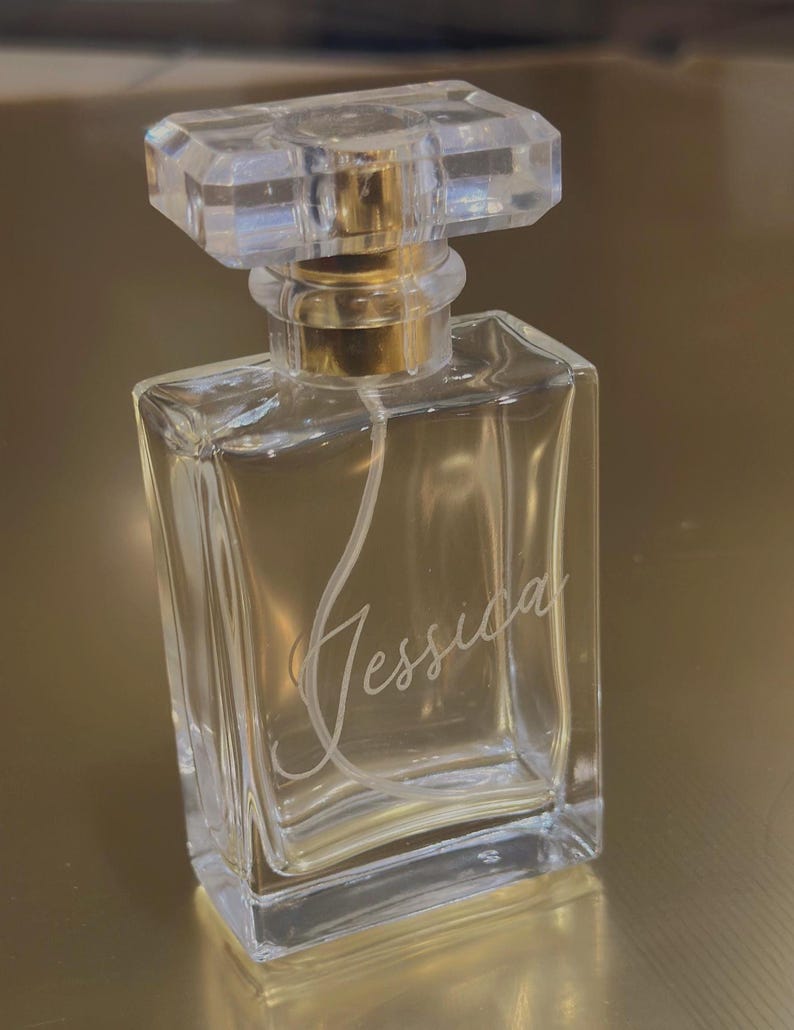 Custom Engraved Perfume Bottle, Personalized Bridal Shower Gift ...
