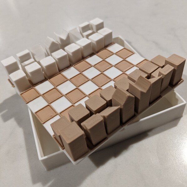 Minimalist Chess Set - Etsy