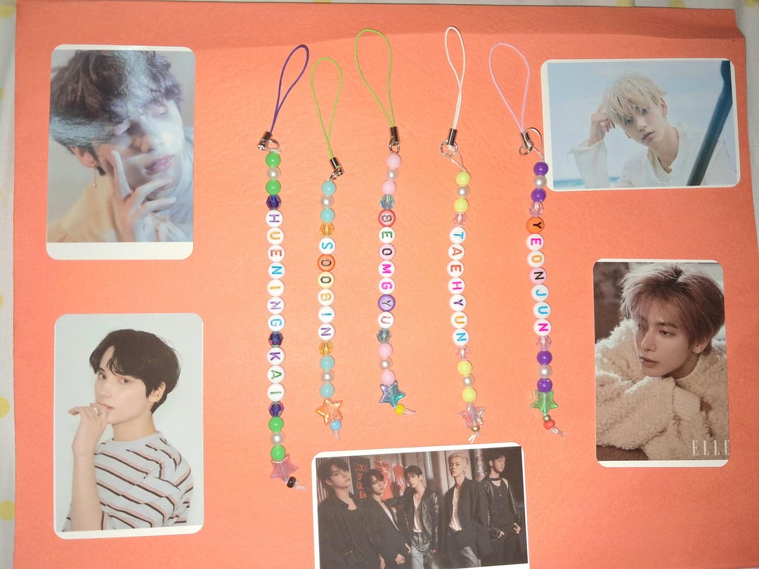 TXT Individual Members Keychain/phone Charm (each Comes With 1 ...