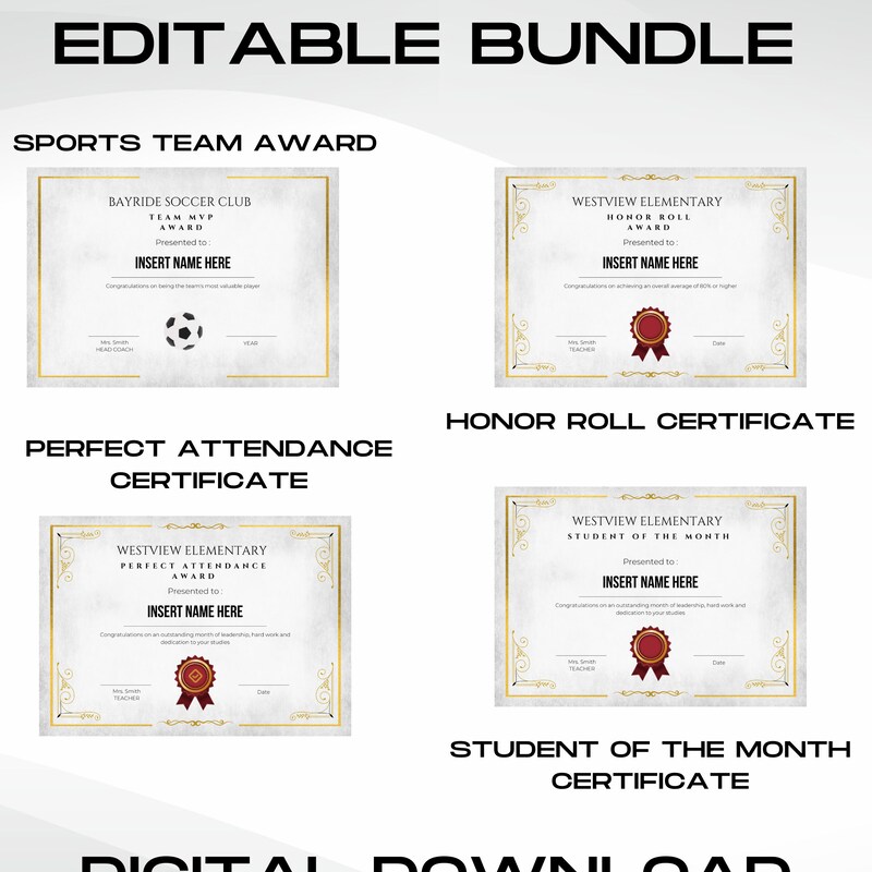 Certificate of Honor - Etsy