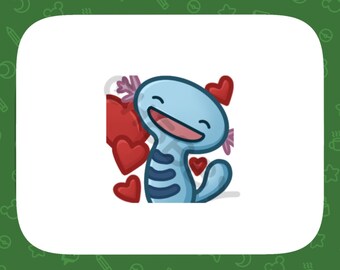 Wooper Emote | Etsy