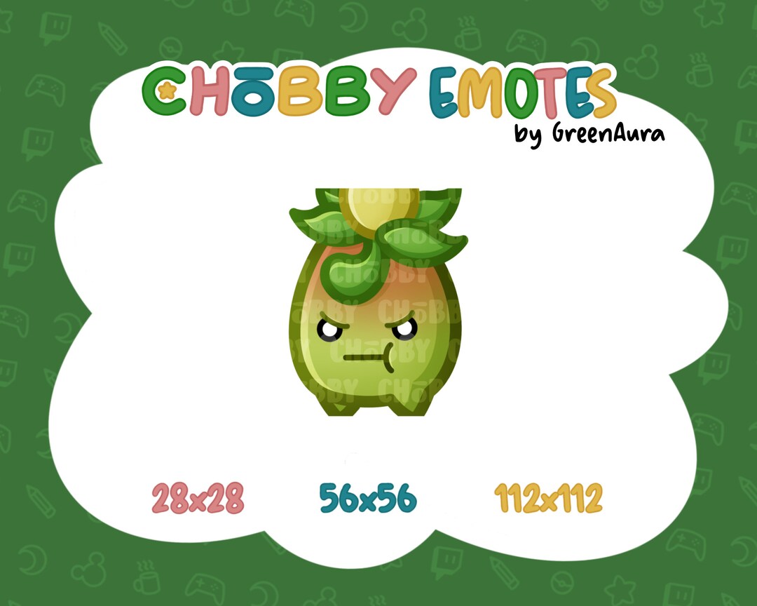 Smoliv Angry/grumpy Pokémon Emote for Twitch/discord - Etsy