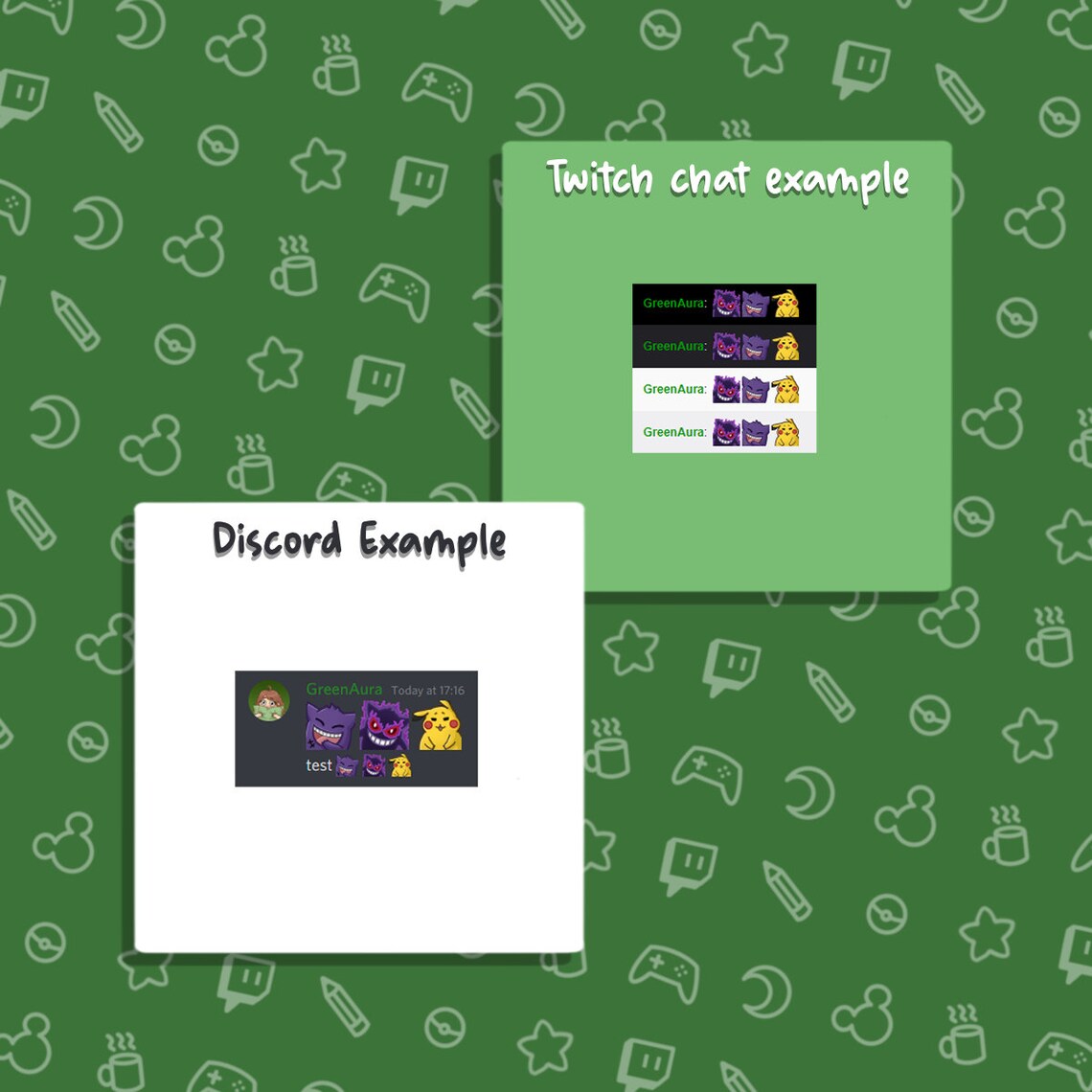 Gengar Laugh | Pokémon Emote for Twitch/discord - Etsy