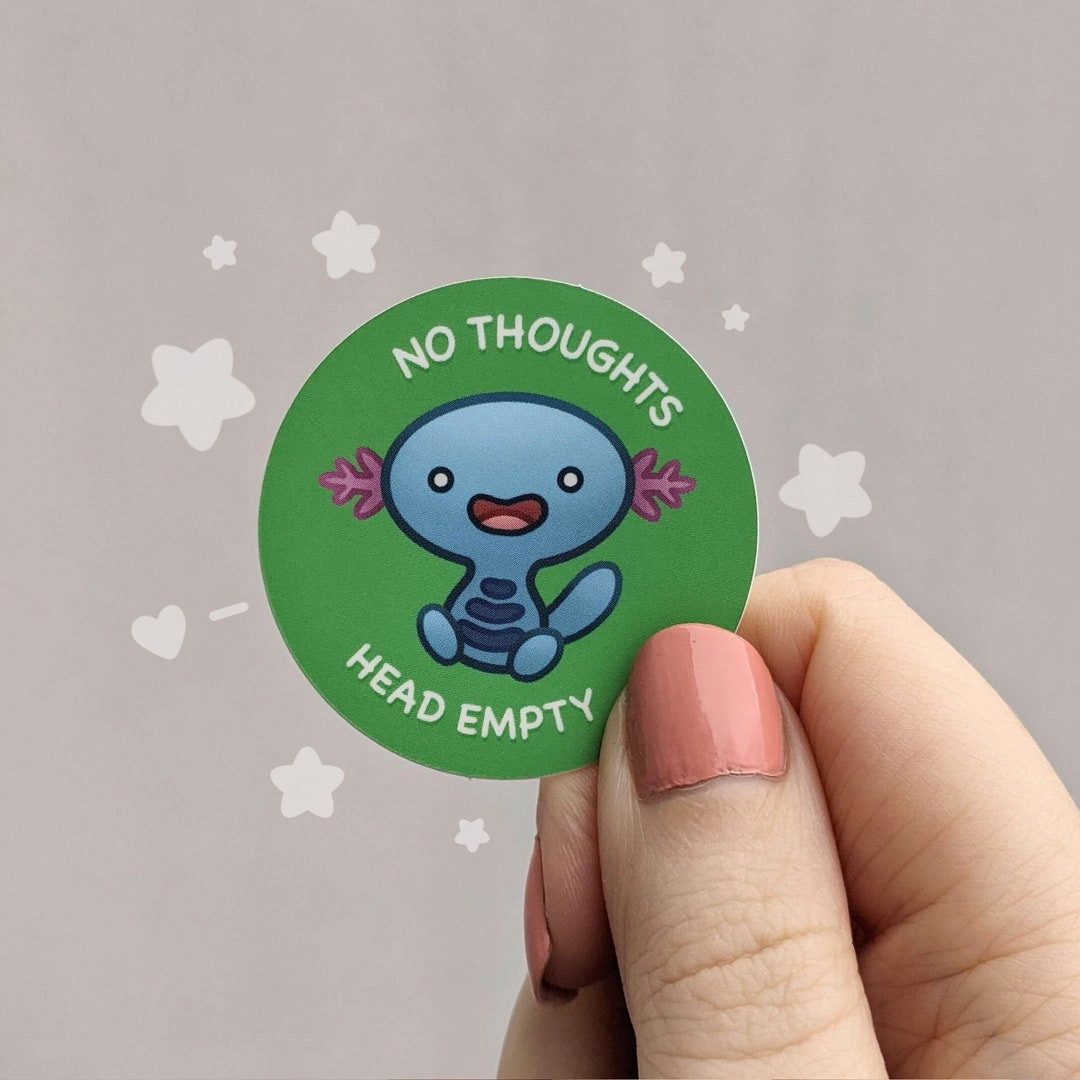 Wooper Badge Sticker | Pokémon | Circle Satin Matte Sticker 4.4cm/1.7 ...
