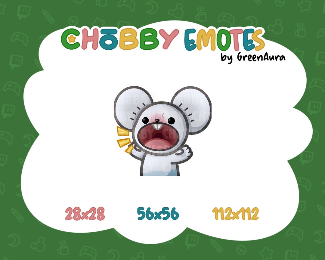 Maus Scream | Emote for Twitch/discord - Etsy