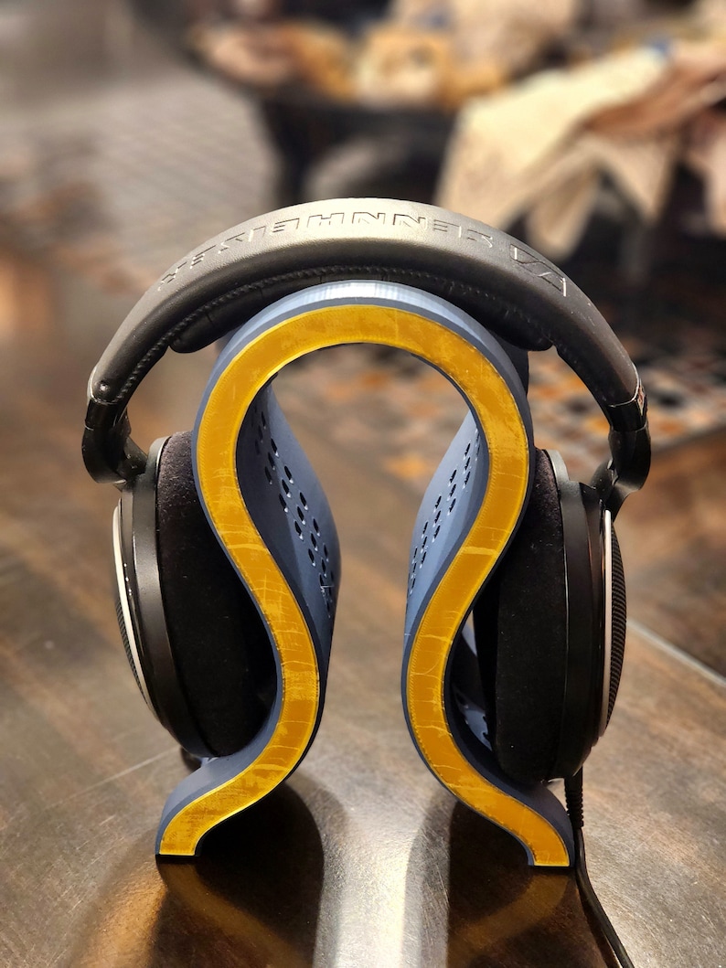 Sleek Minimalist Desktop Headphone Stand Modern Desk - Etsy