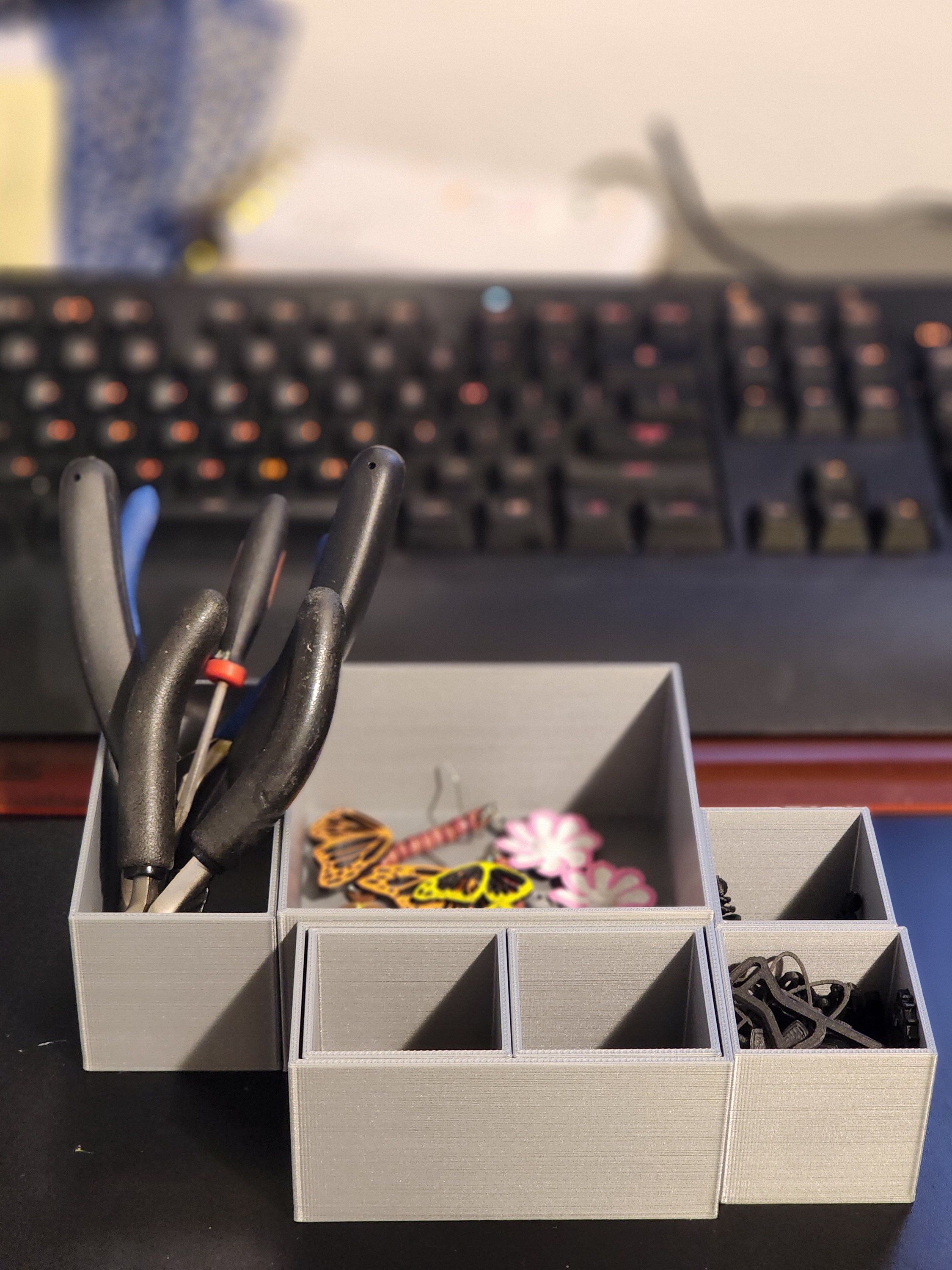 Multi-purpose 4 Piece Modular Storage Organizer Perfect for Small ...