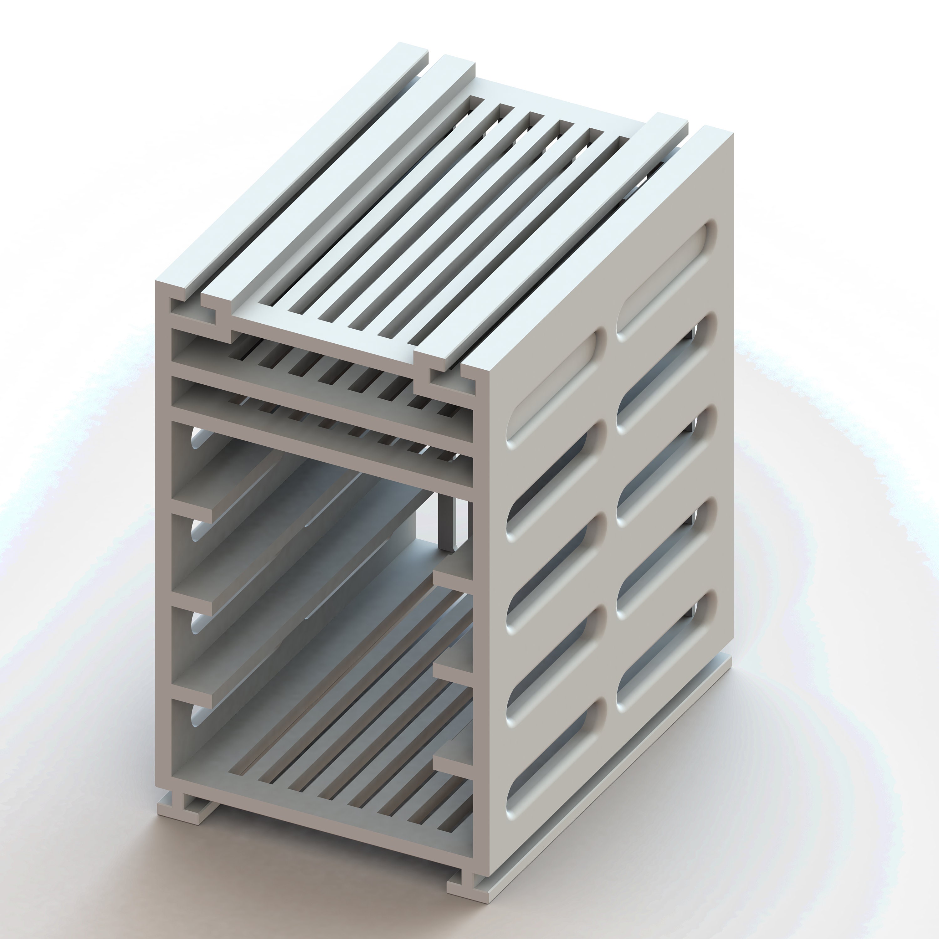 Stackable HDD Rack W/fan Mount (digital STL File) - Etsy