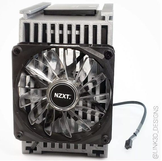Stackable HDD Rack W/fan Mount digital STL File - Etsy