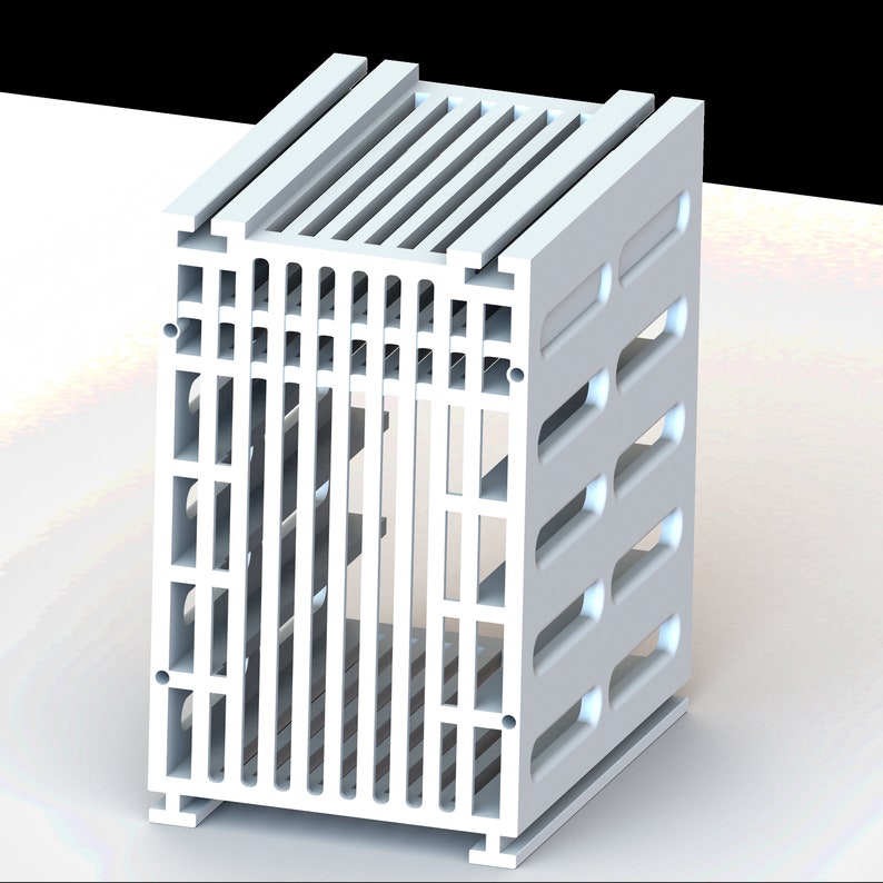 Stackable HDD Rack W/fan Mount (digital STL File) - Etsy