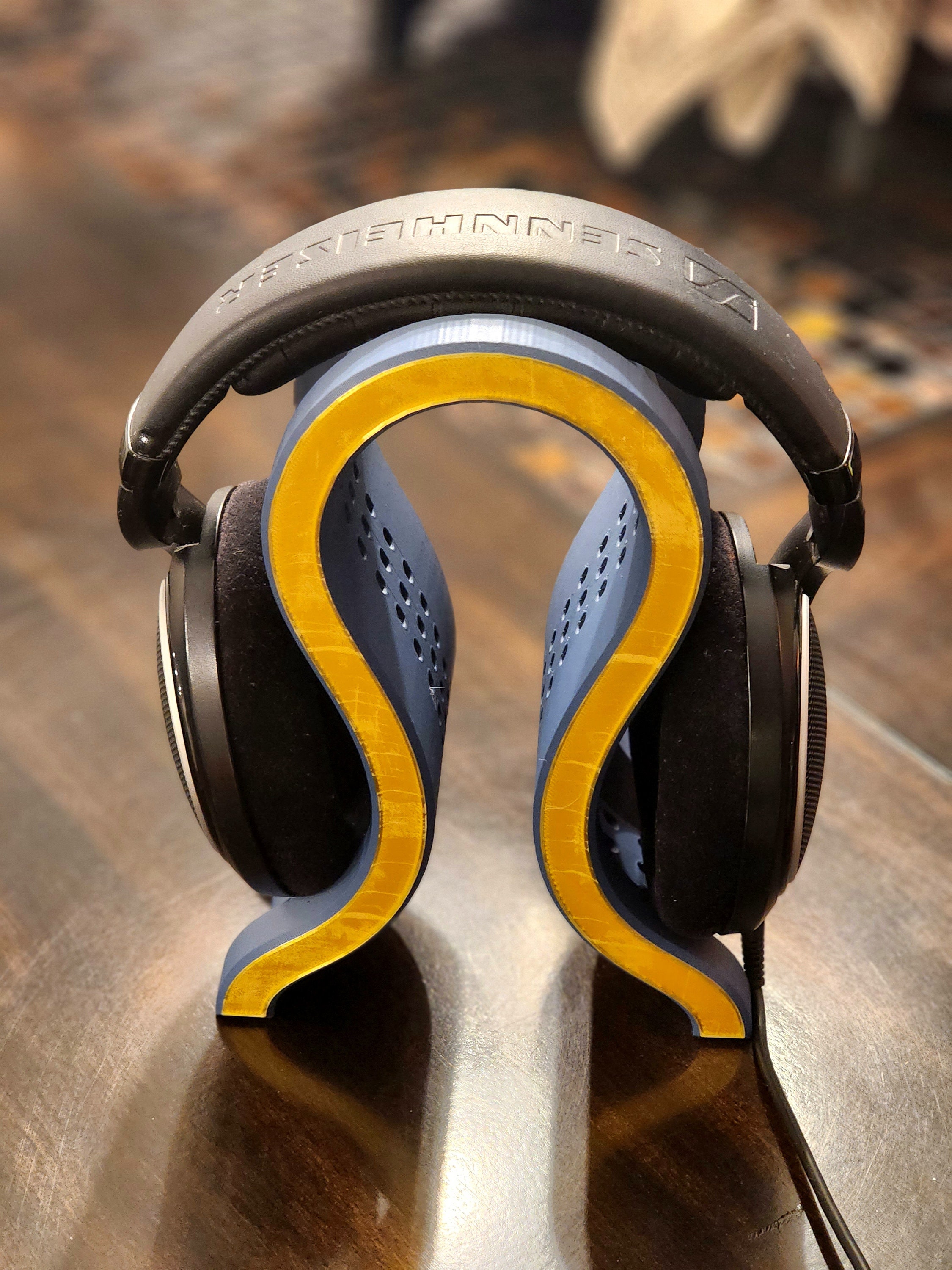 Sleek Minimalist Desktop Headphone Stand Modern Desk - Etsy