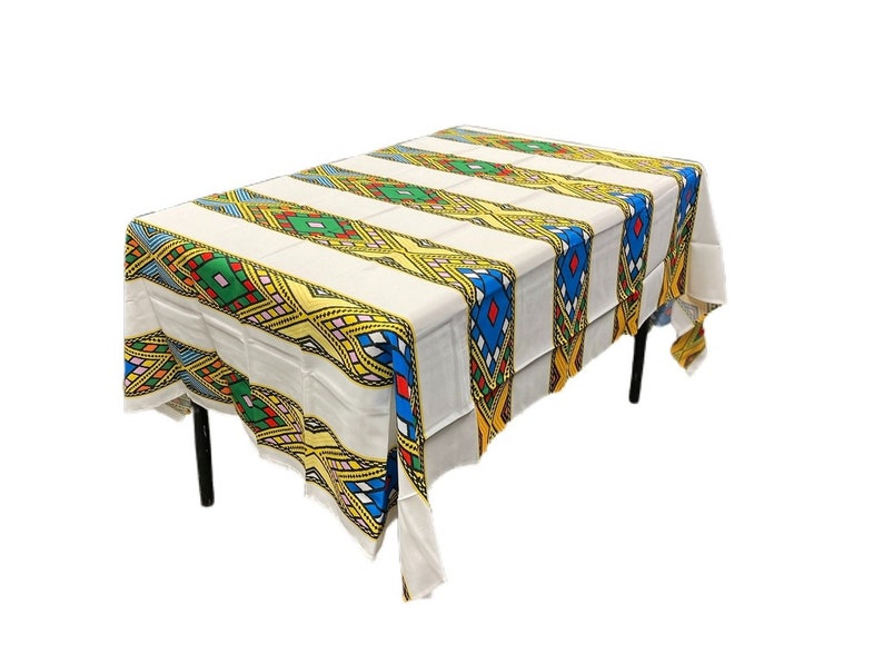 Ethiopian and Eritrean Traditional Art Table Cloth - Etsy