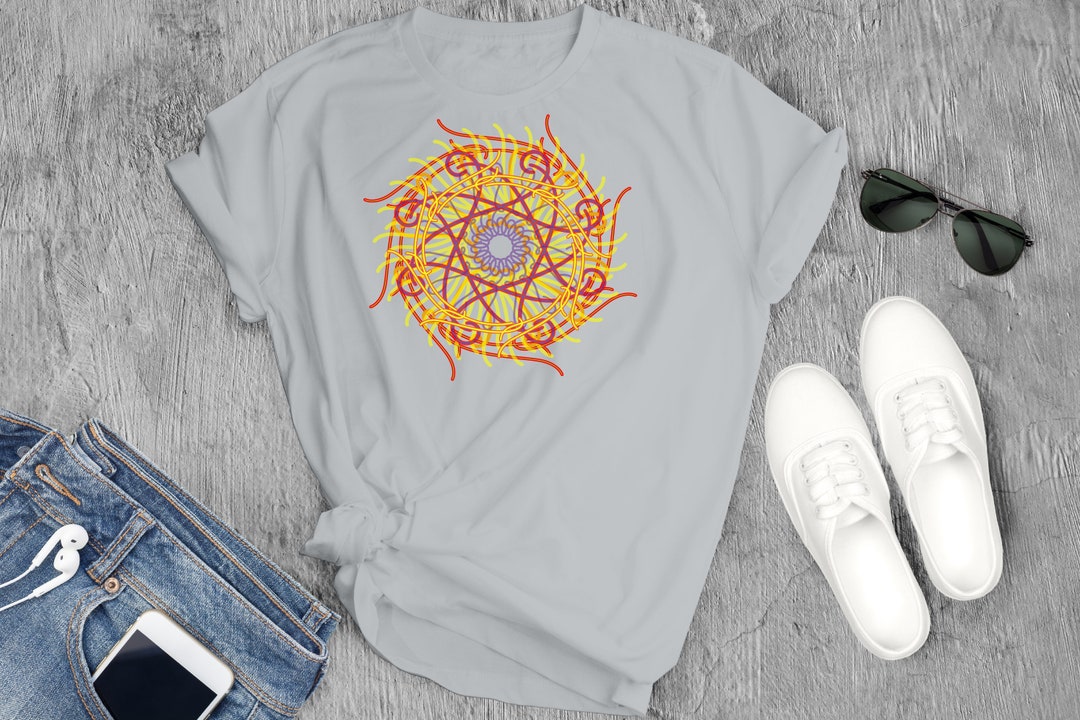 Sun Mandala T - Etsy